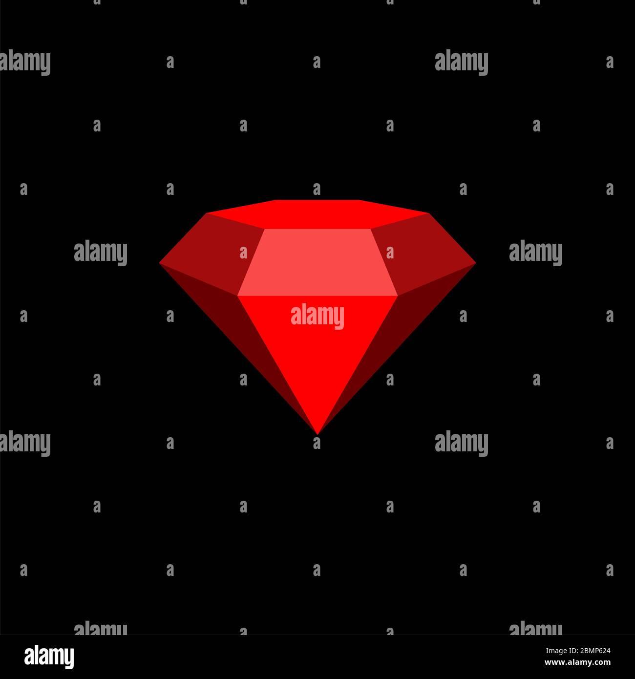 Red Gemstone Logo Template Illustration Design. Vector EPS 10 Stock ...