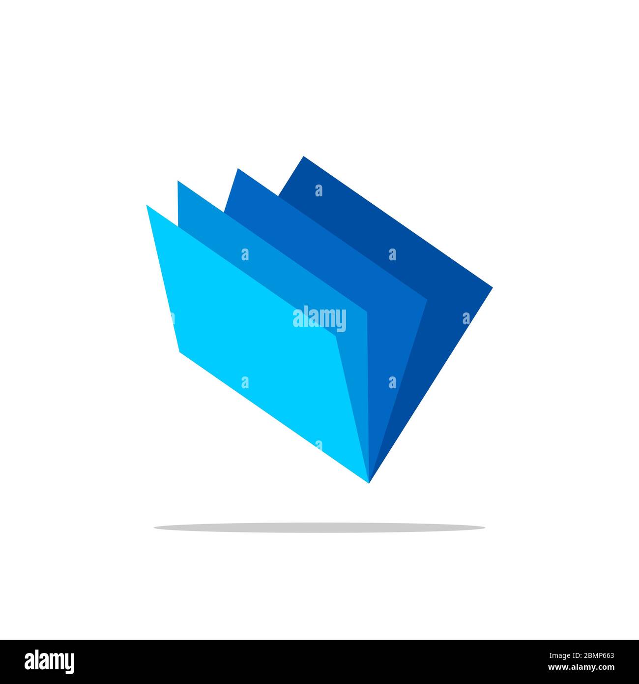 Stack of Paper Logo Template Illustration Design. Vector EPS 10 Stock ...