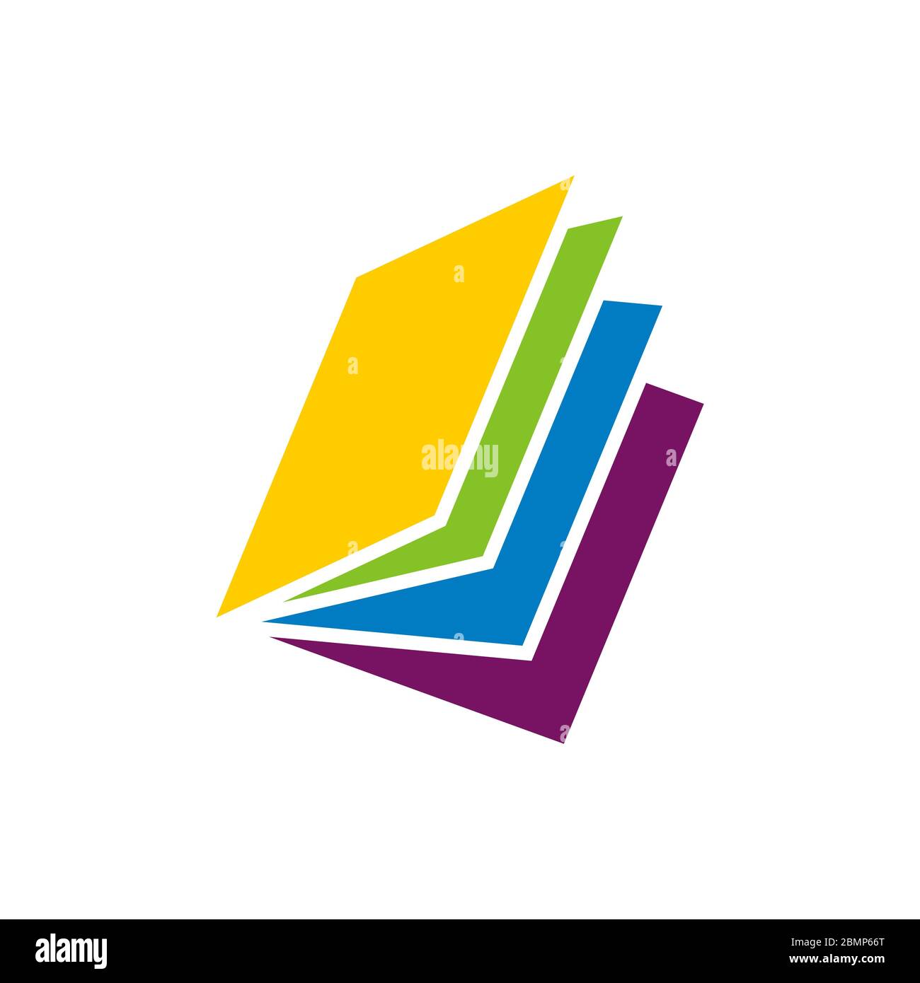 Stack of Paper Logo Template Illustration Design. Vector EPS 10 Stock ...