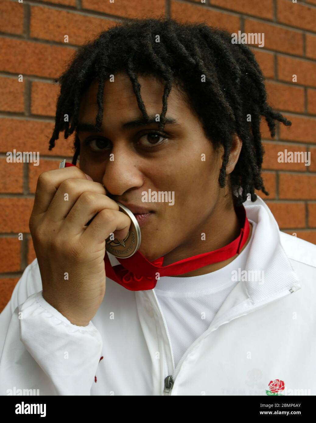 MANCHESTER - JULY 31: Thomas Cousins of England winner of Silver Medal ...