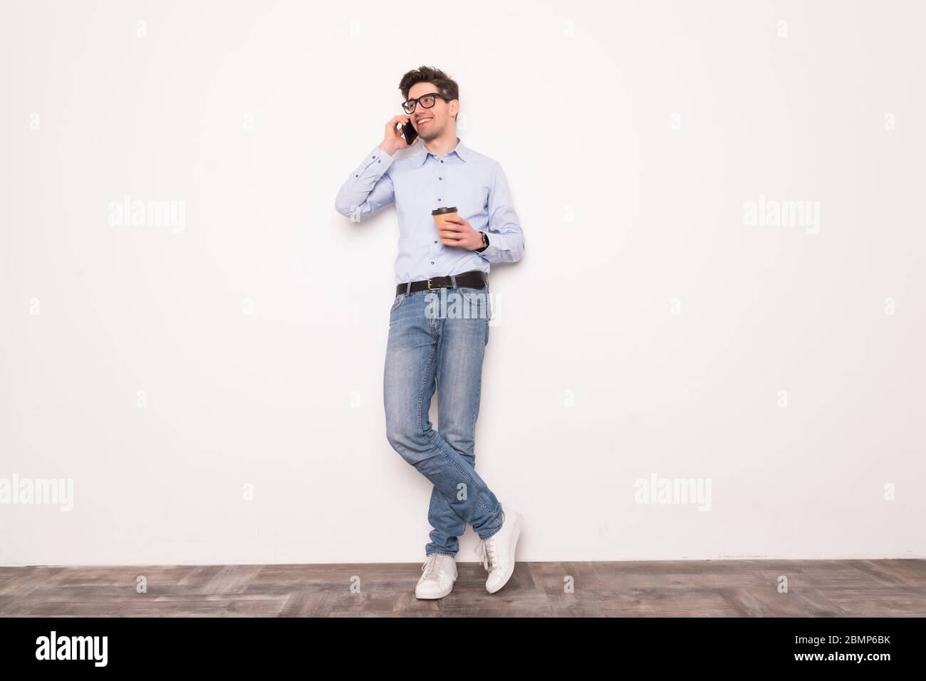 Modern technologies handsome young hi-res stock photography and images ...