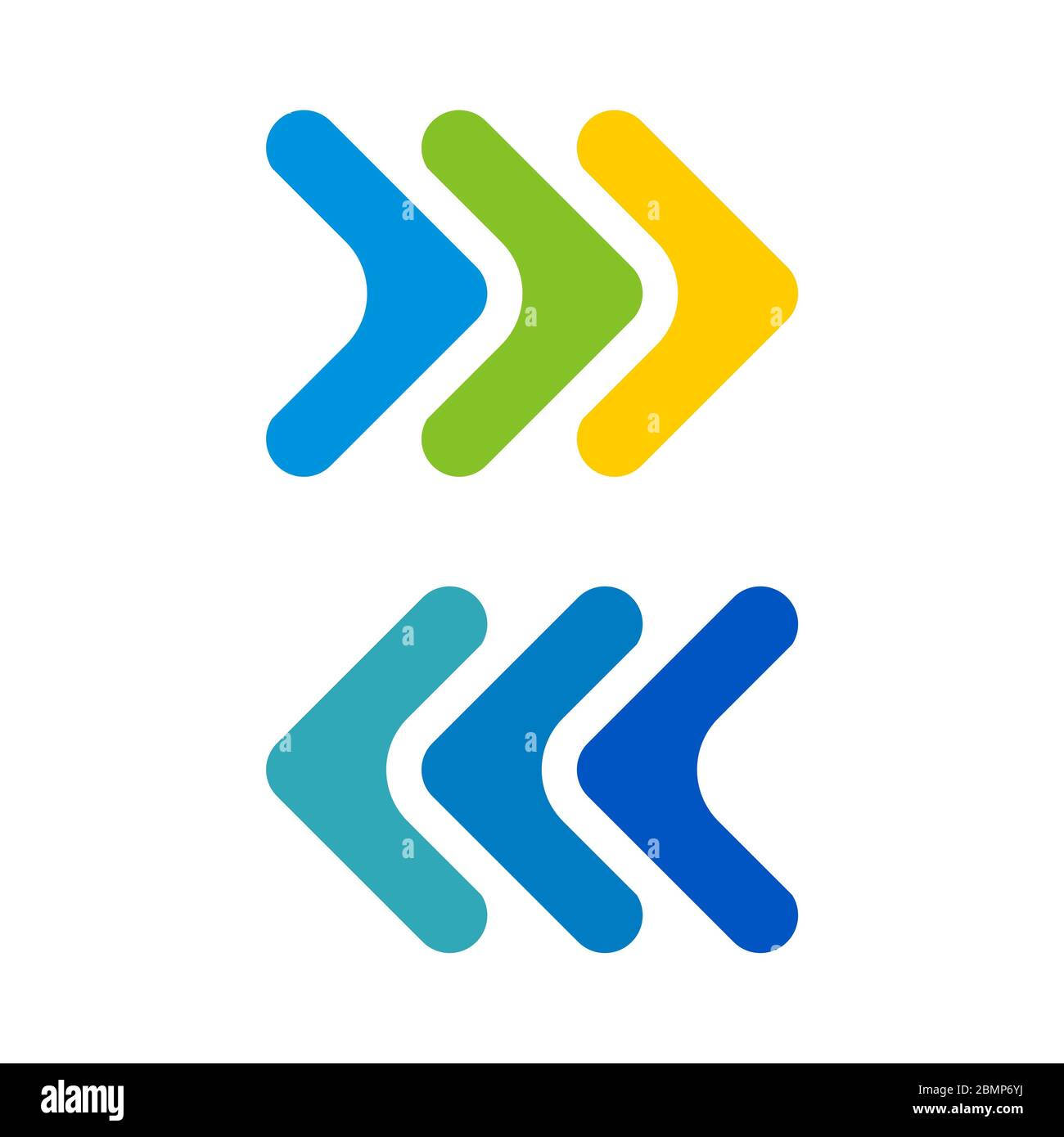 Arrow Colorful Logo Template Illustration Design. Vector EPS 10 Stock ...