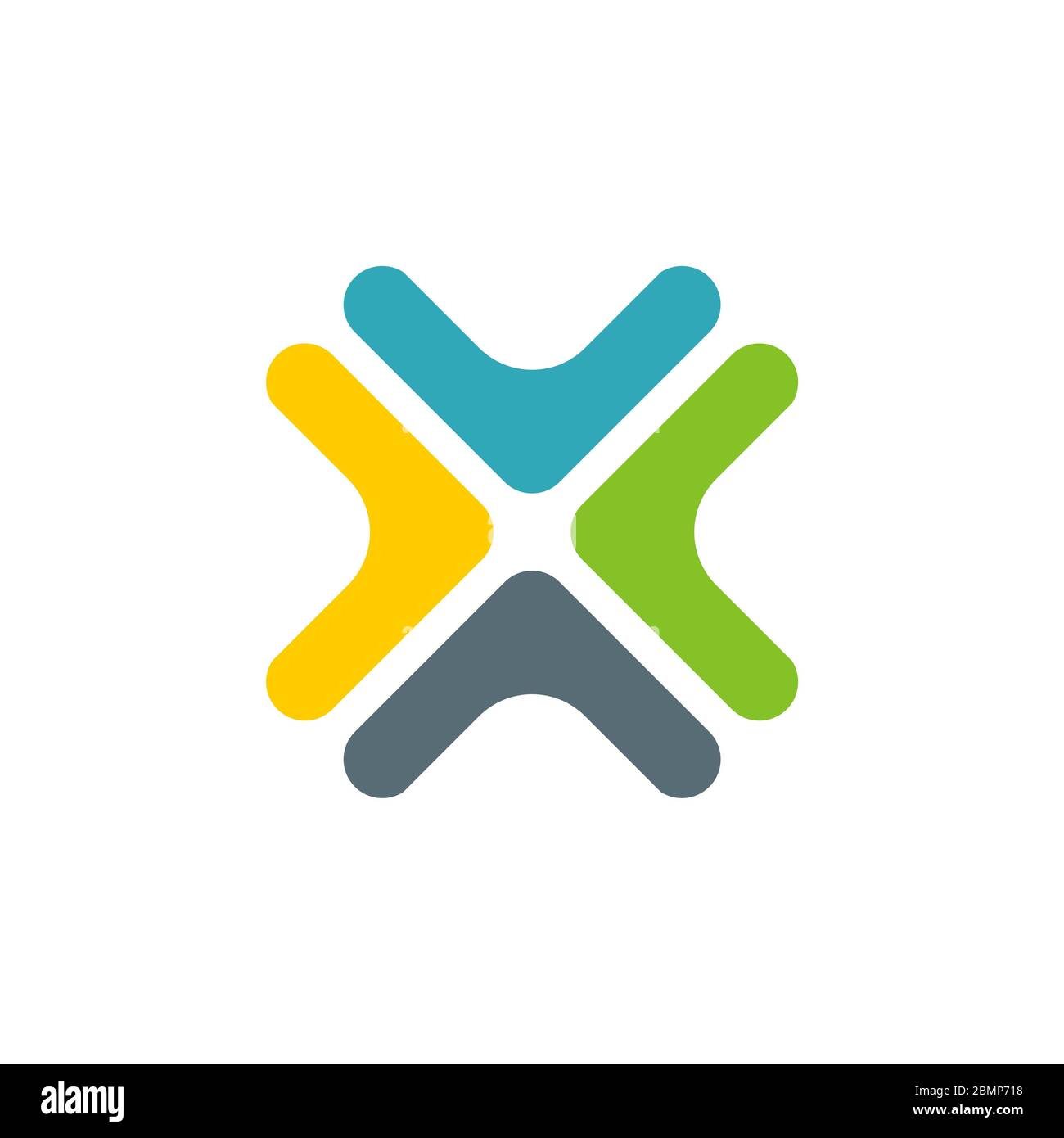 Colorful Cross Logo Template Illustration Design. Vector EPS 10 Stock ...