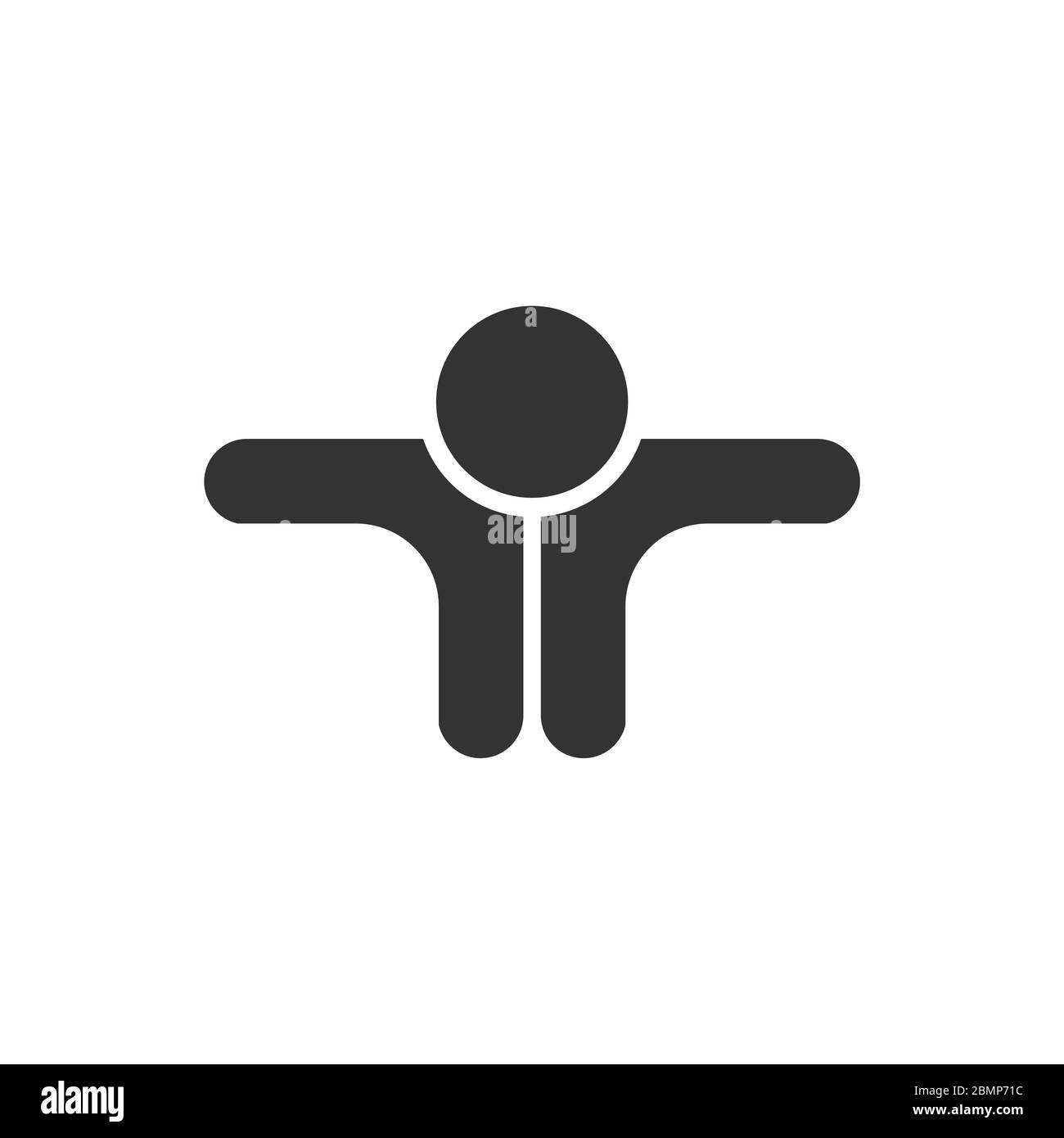 Human Shape Icon Logo Template Illustration Design. Vector EPS 10 Stock ...