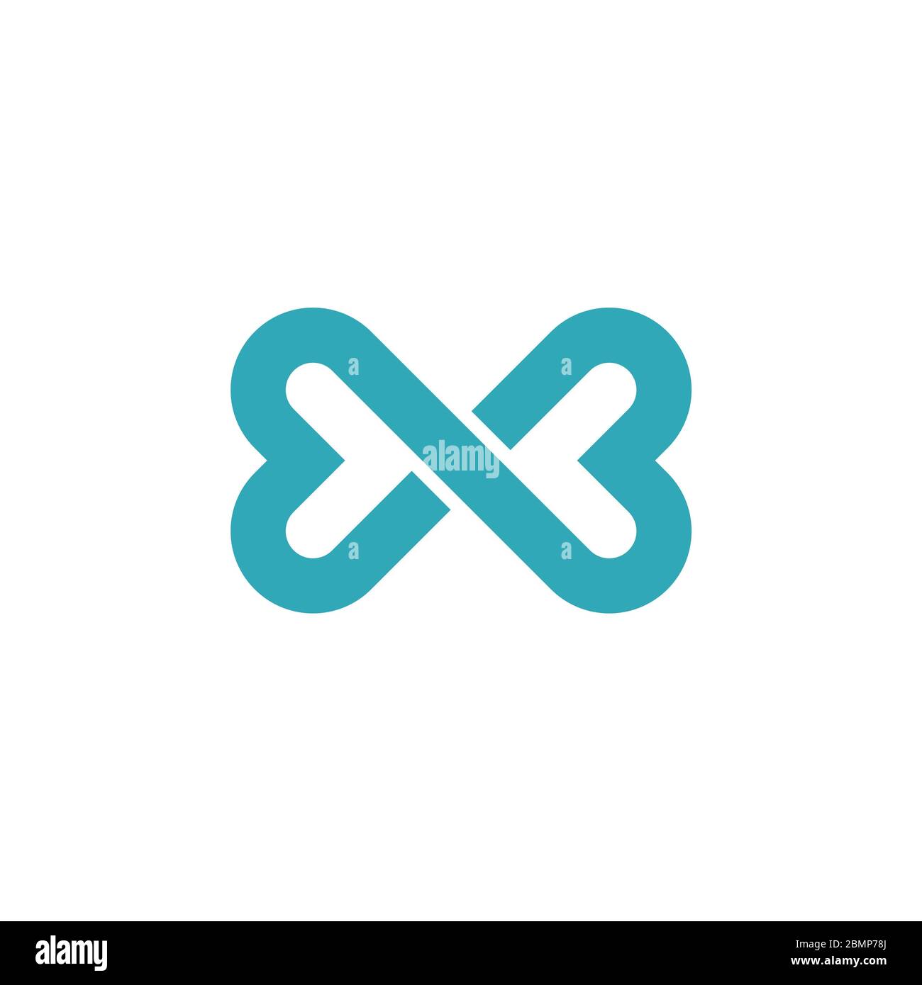 Endless love concept infinity symbol hi-res stock photography and ...