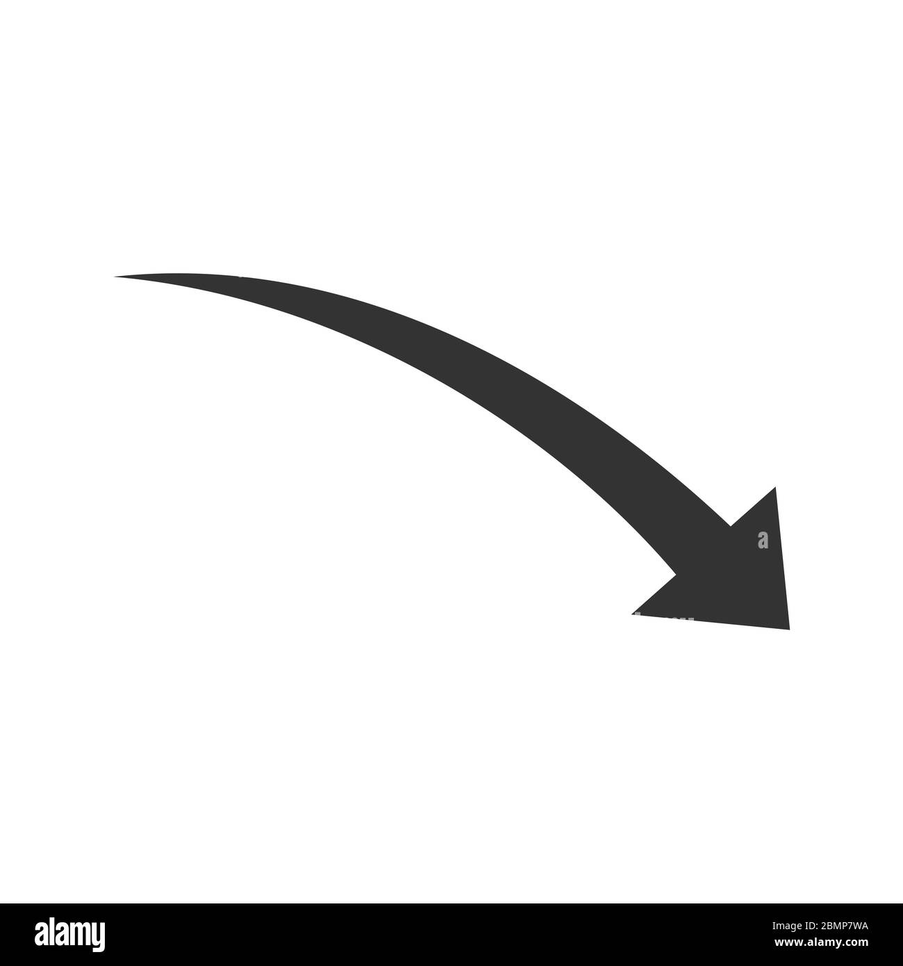 Drop Arrow Icon Logo Template Illustration Design. Vector EPS 10 Stock ...
