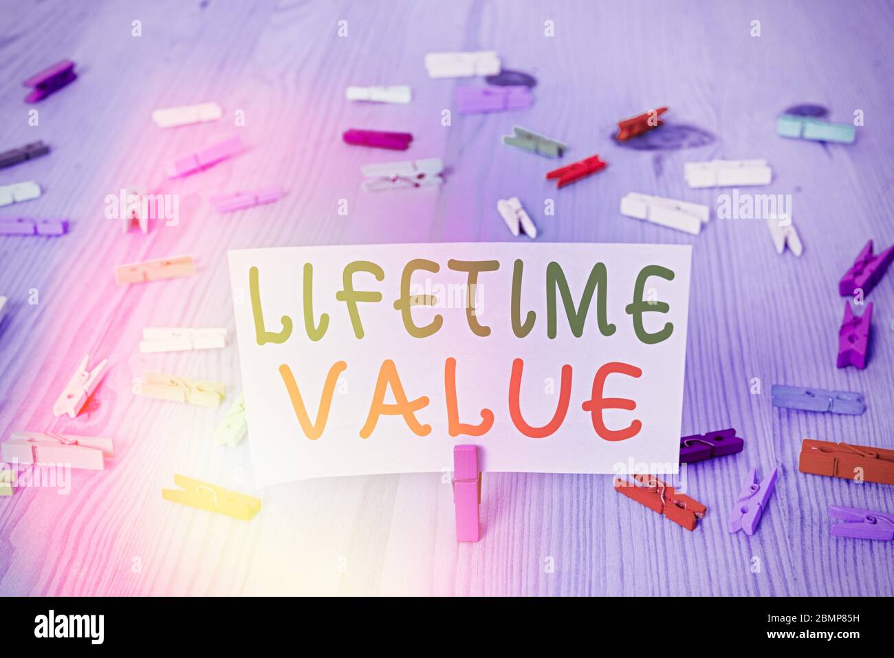 Conceptual hand writing showing Lifetime Value. Concept meaning Worth ...