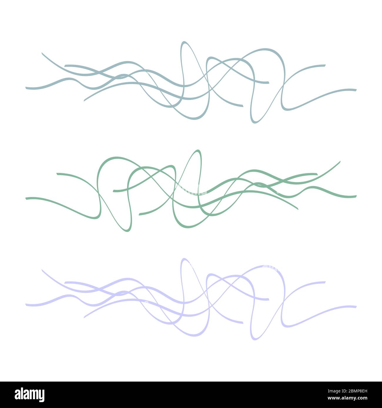 Abstract Hair Lines Vector Template Illustration Design. Vector EPS 10 ...