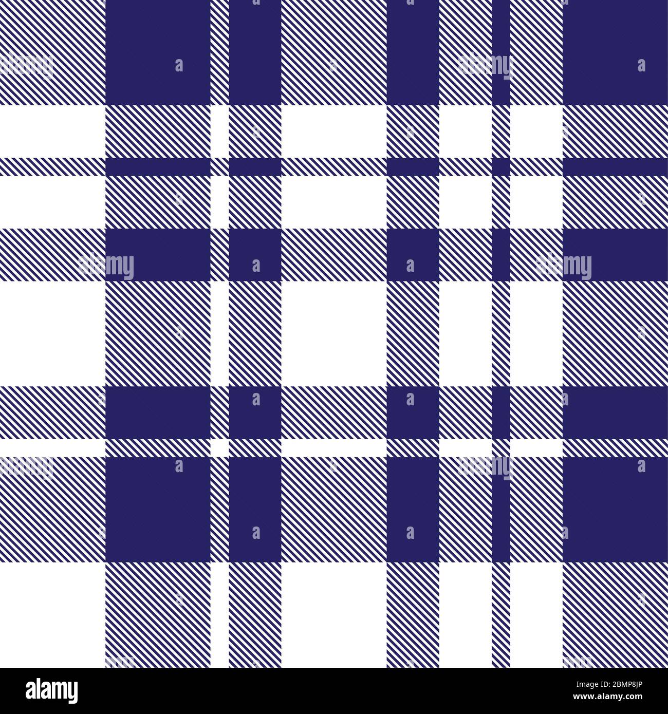 Blue Plaid, checkered, tartan seamless pattern suitable for fashion ...