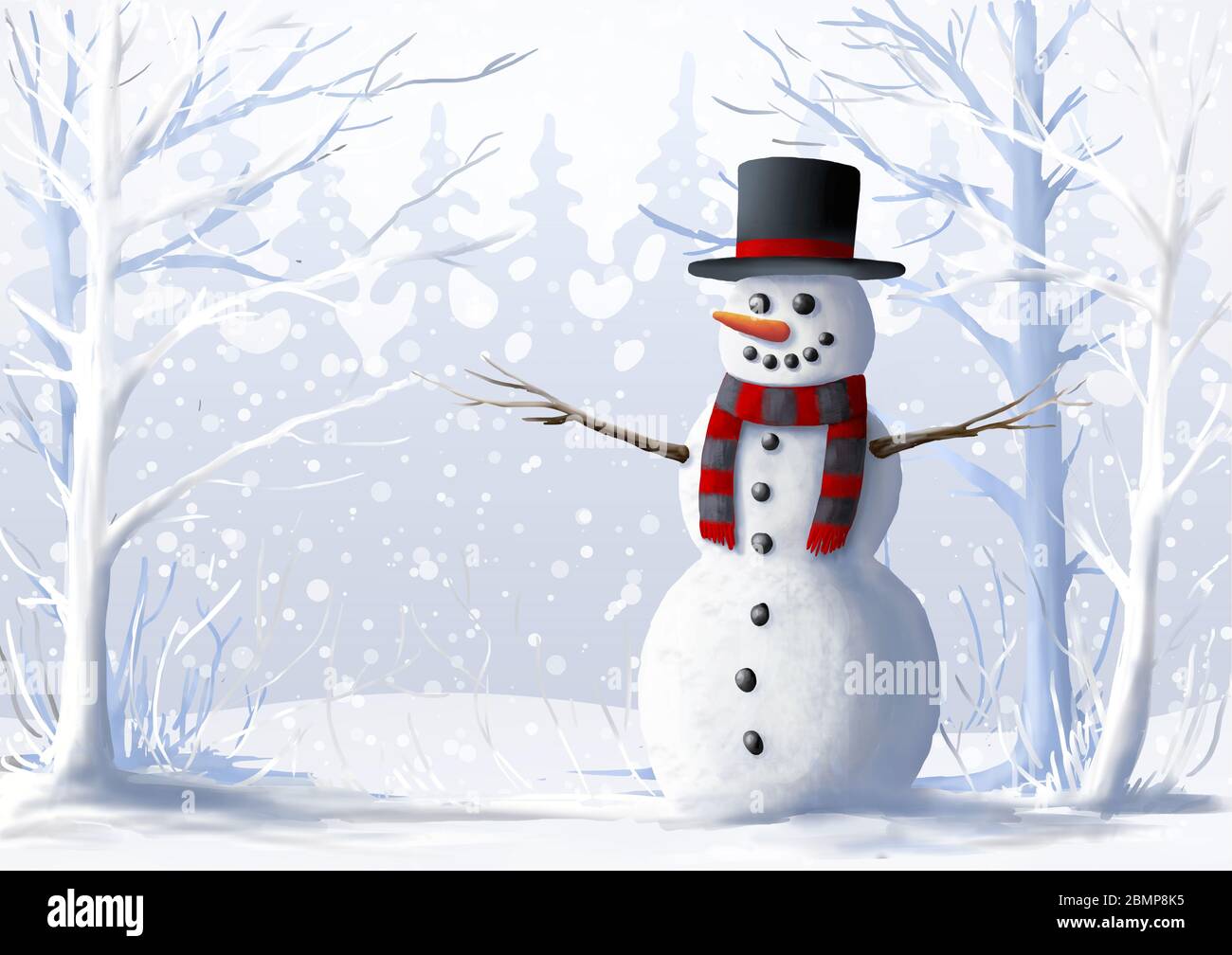 Cartoon forest scene hi-res stock photography and images - Alamy