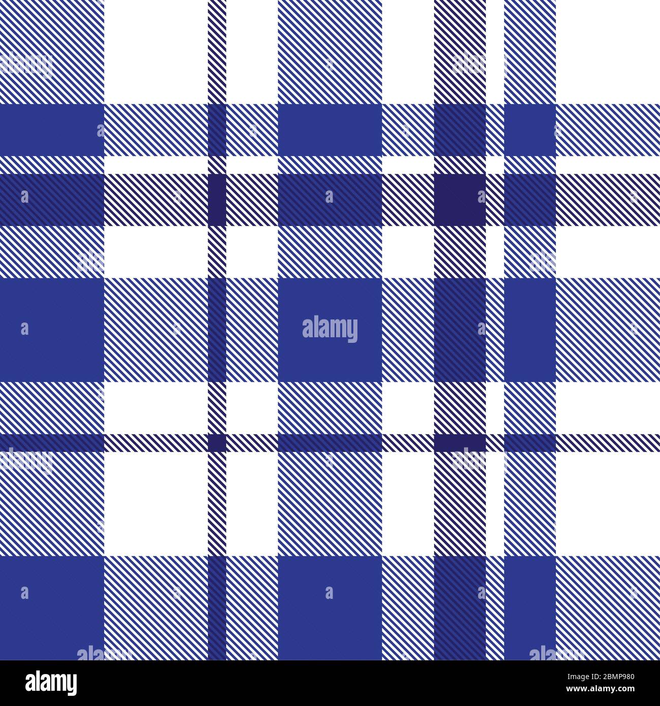 Blue Plaid, checkered, tartan seamless pattern suitable for fashion ...