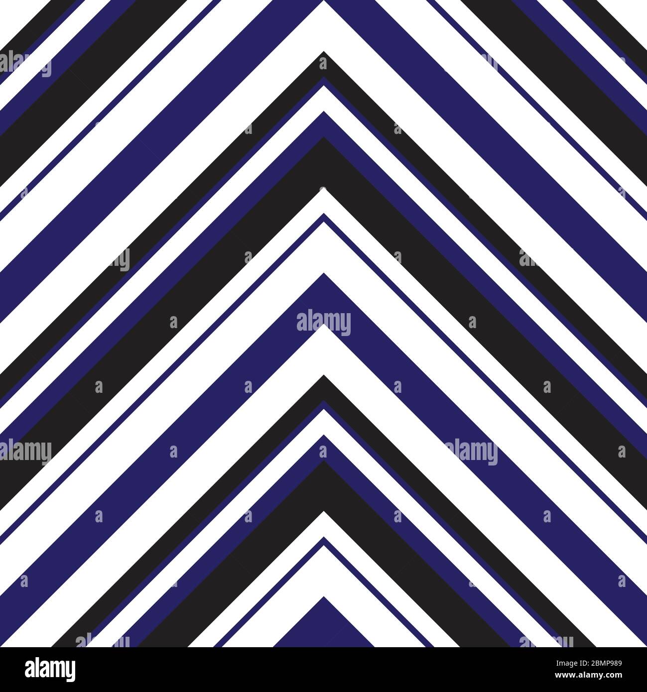 Blue Chevron diagonal striped seamless pattern background suitable for ...