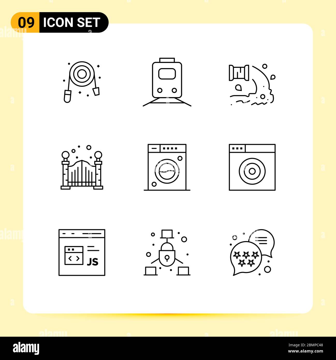 Rail cleaning machine Stock Vector Images - Alamy