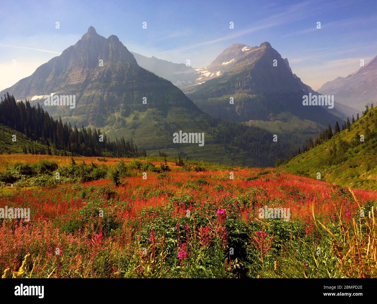 Beautiful views of mountains in Montana Stock Photo - Alamy