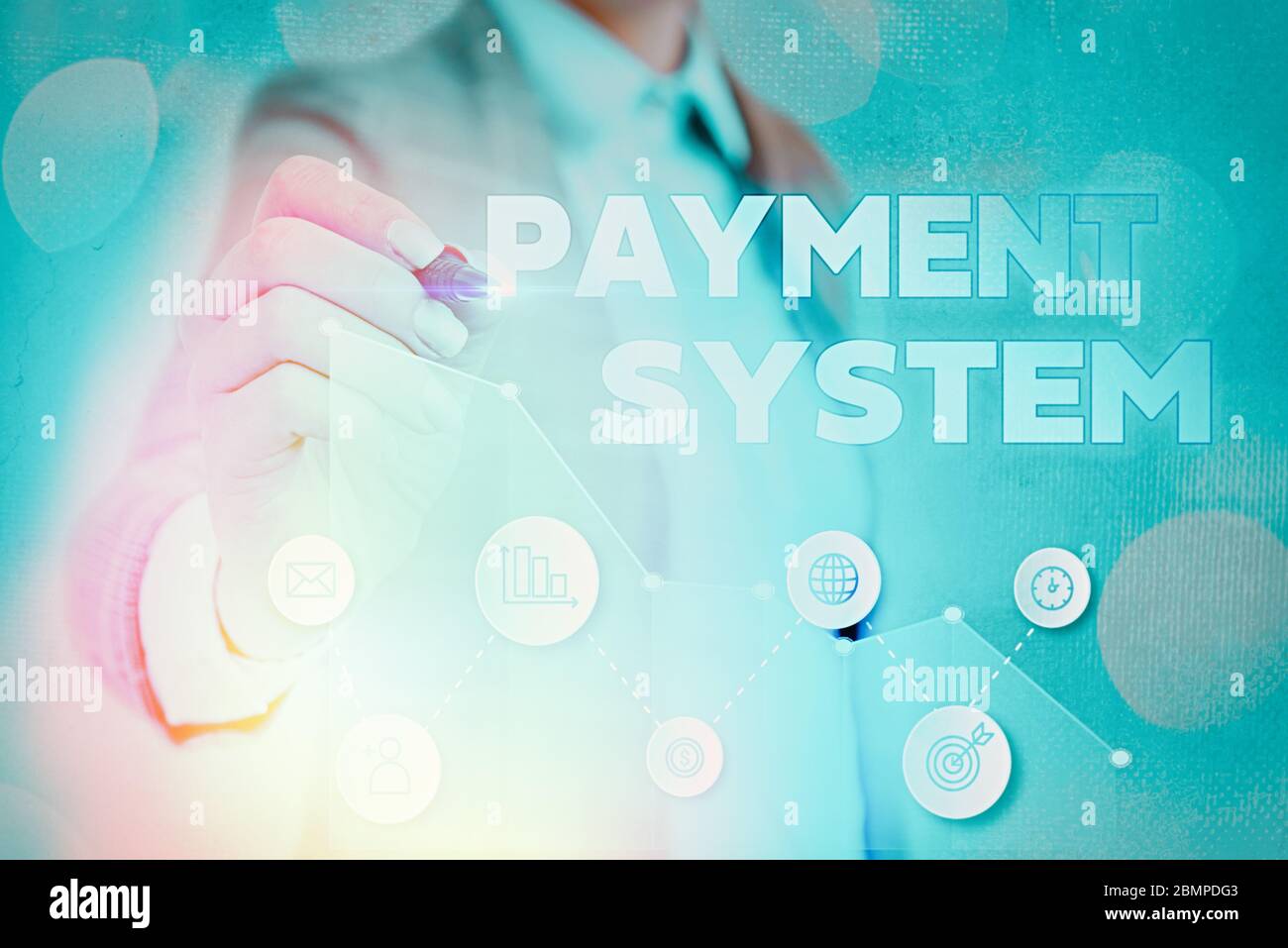 Writing note showing Payment System. Business concept for Compensation ...