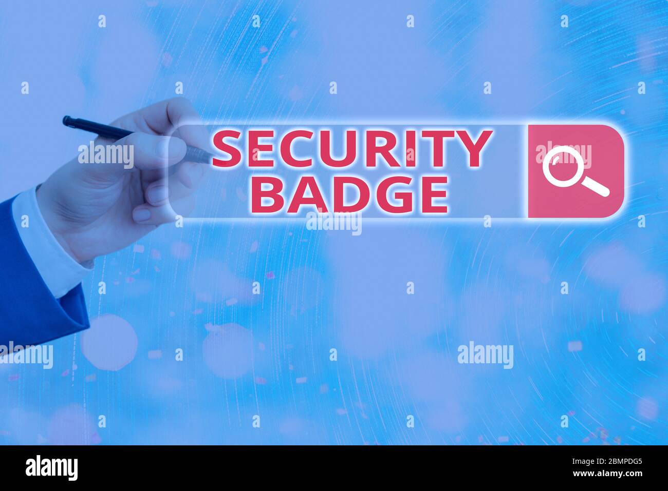 Conceptual hand writing showing Security Badge. Concept meaning ...