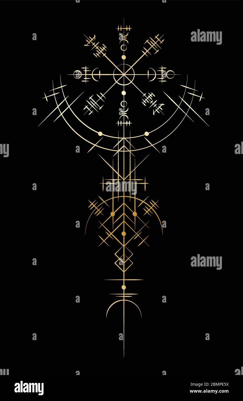 Magic ancient viking art deco Stock Vector Image & Art - Alamy