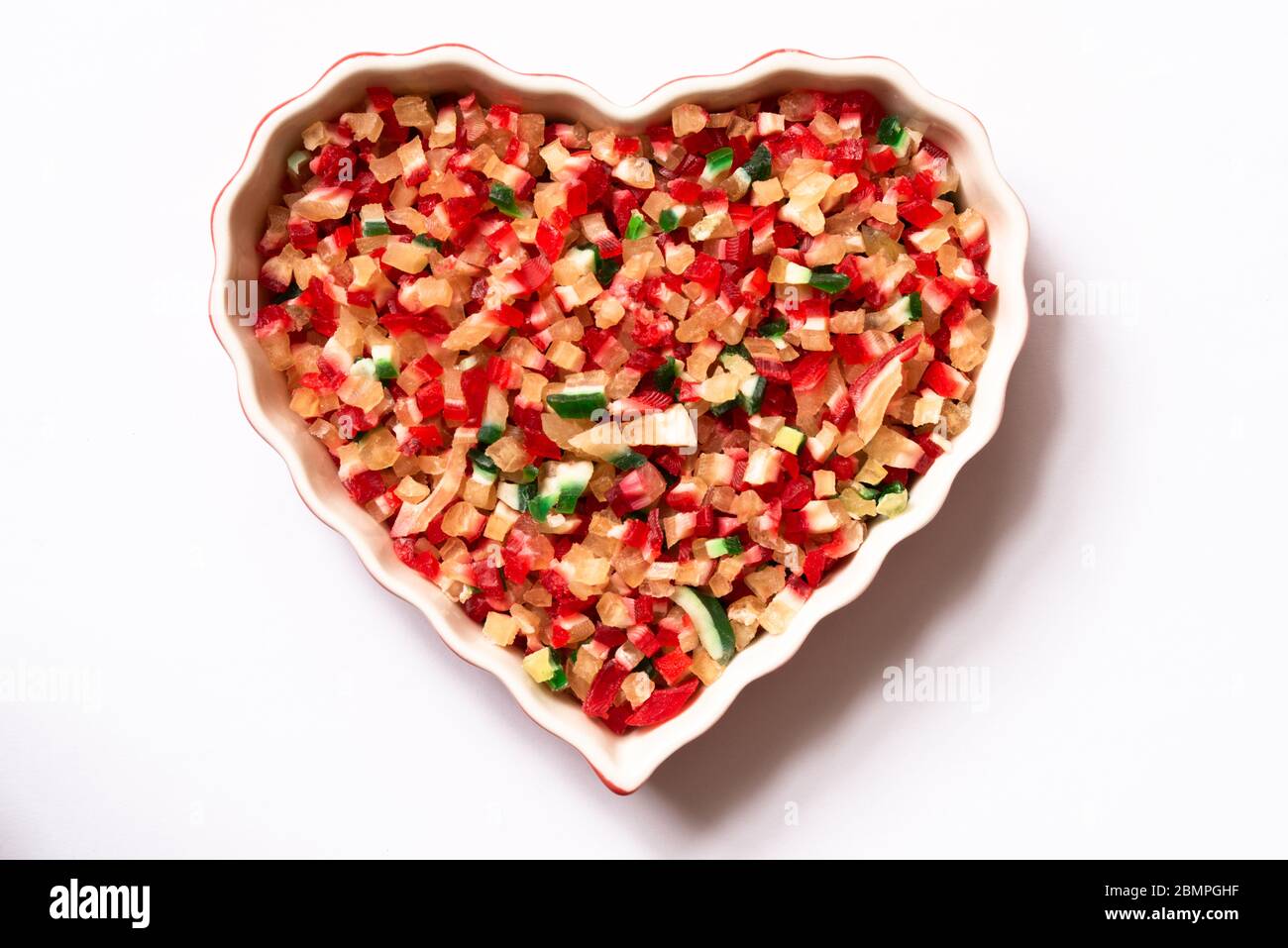 Dried Tapioca Pearls in a Heart Shape Stock Photo - Alamy