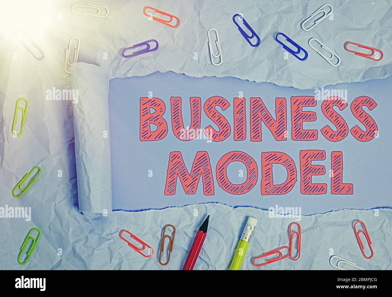 Handwriting text Business Model. Conceptual photo Identifying revenue ...