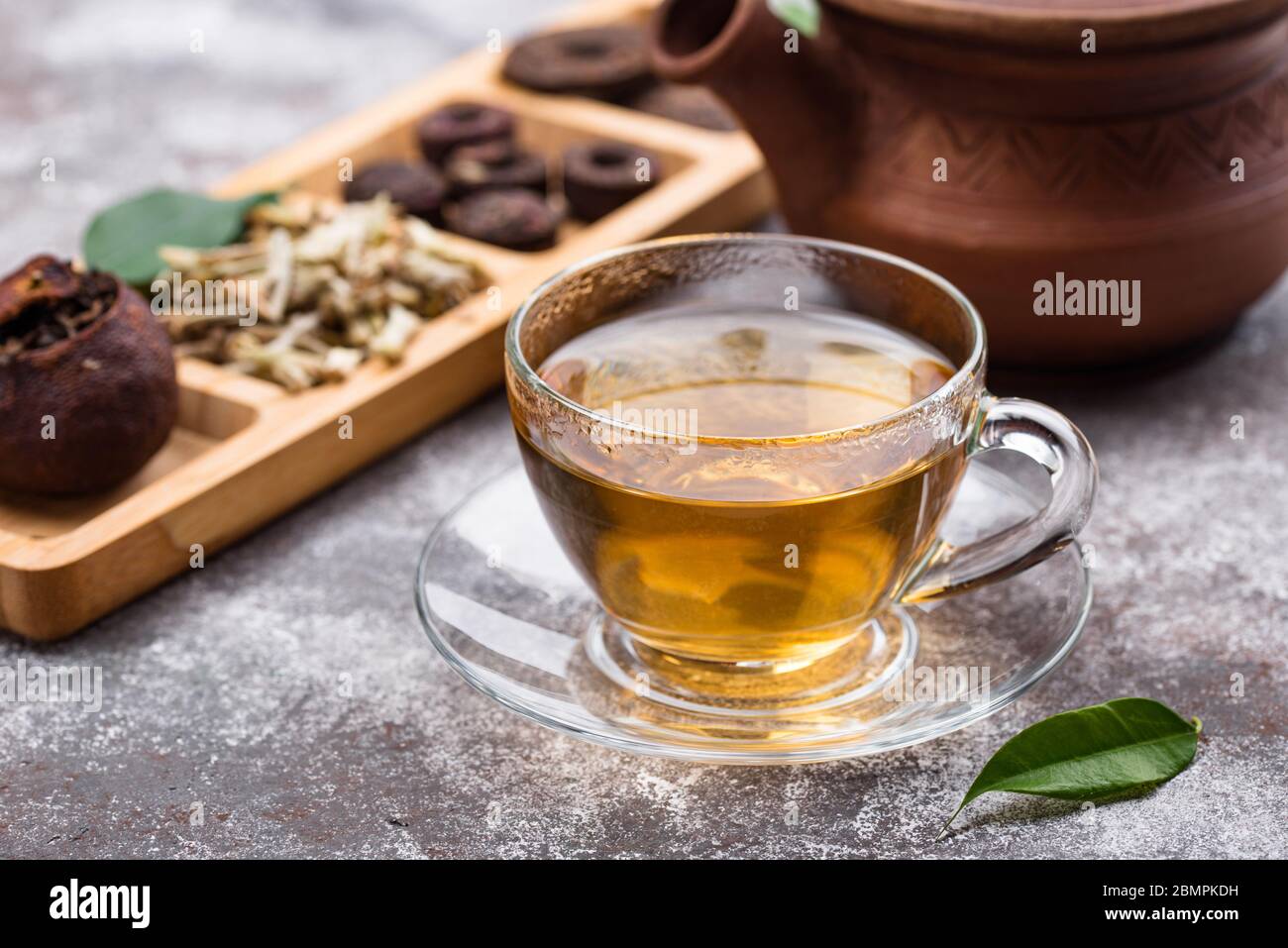 Different pressed Chinese pu-erh tea Stock Photo - Alamy