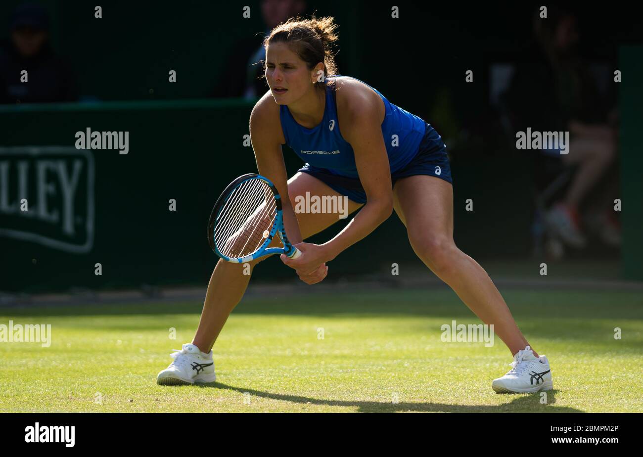 Julia Goerges of Germany in action during her quarter-final match at ...
