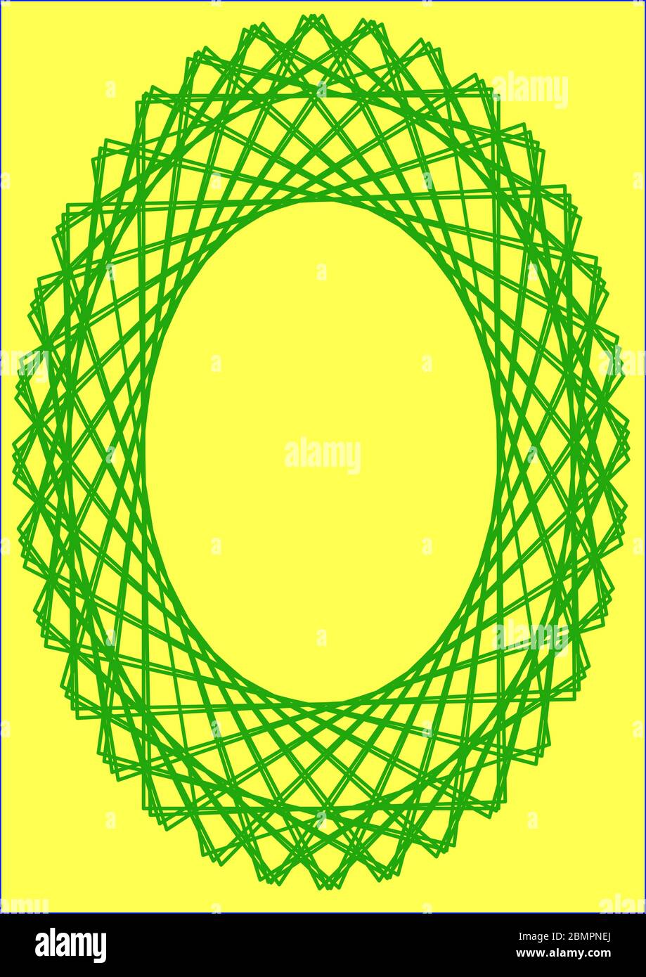 Template for the text vector round portrait frame Stock Vector Image ...