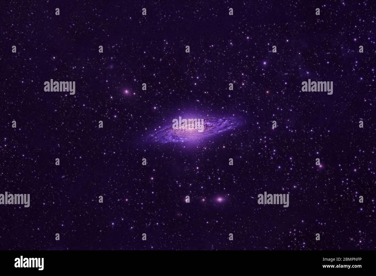 A pink galaxy in deep space. Elements of this image were furnished by ...