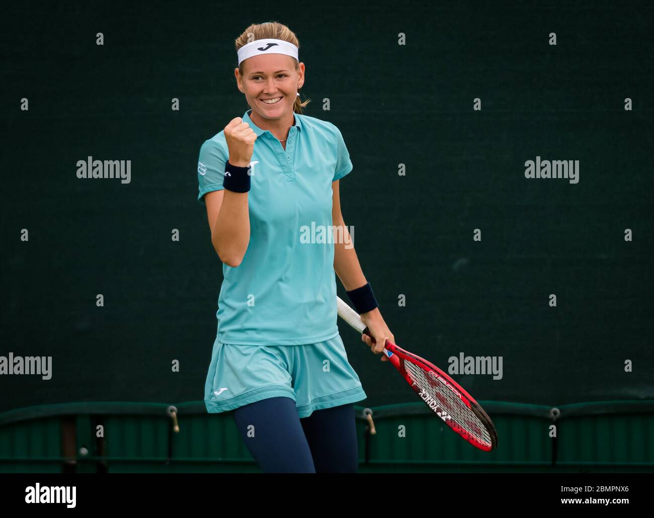 Marie Bouzkova of the Czech Republic during qualifications at the 2019 ...