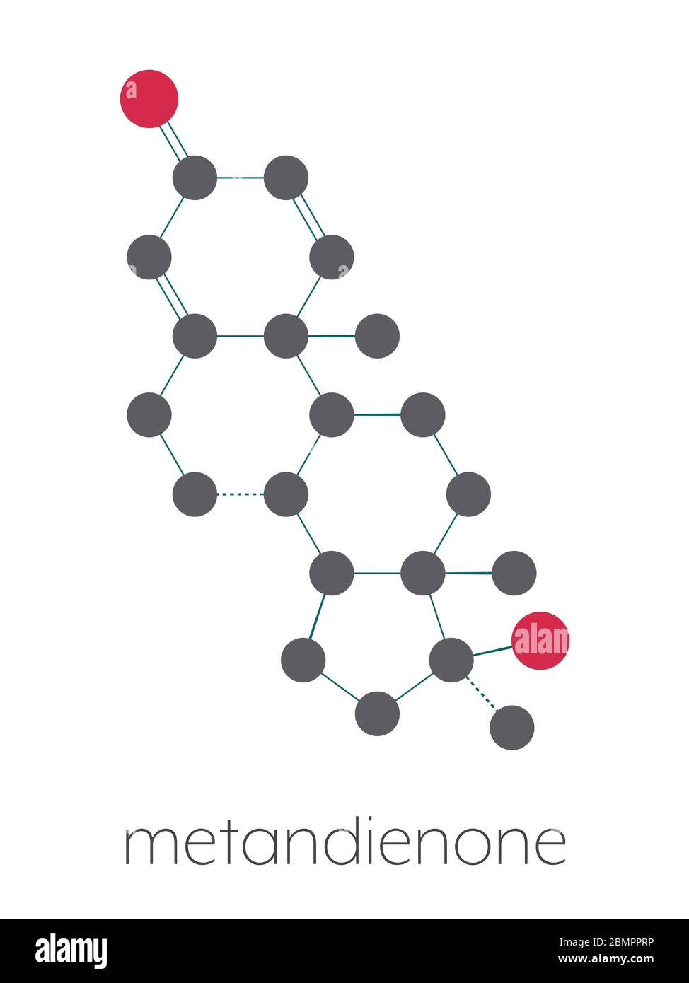 Methandrostenolone (metandienone) anabolic steroid drug, chemical ...