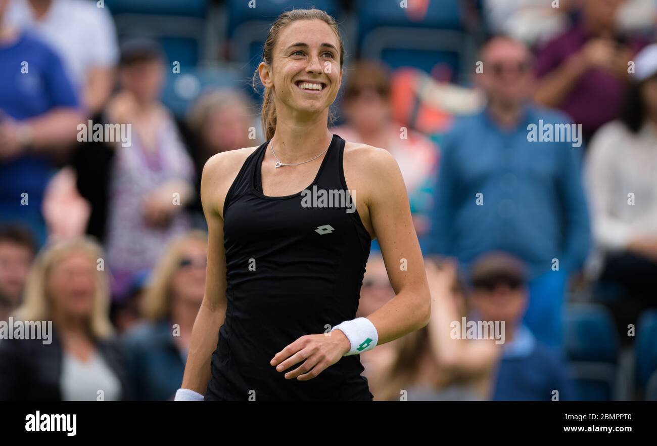 Petra Martic of Croatia celebrates winning her quarter-final match at ...