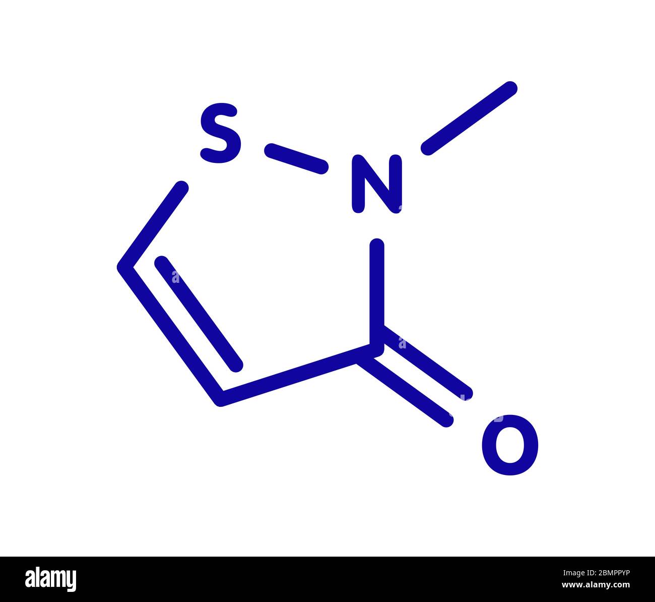 Methylisothiazolinone preservative molecule hi-res stock photography ...