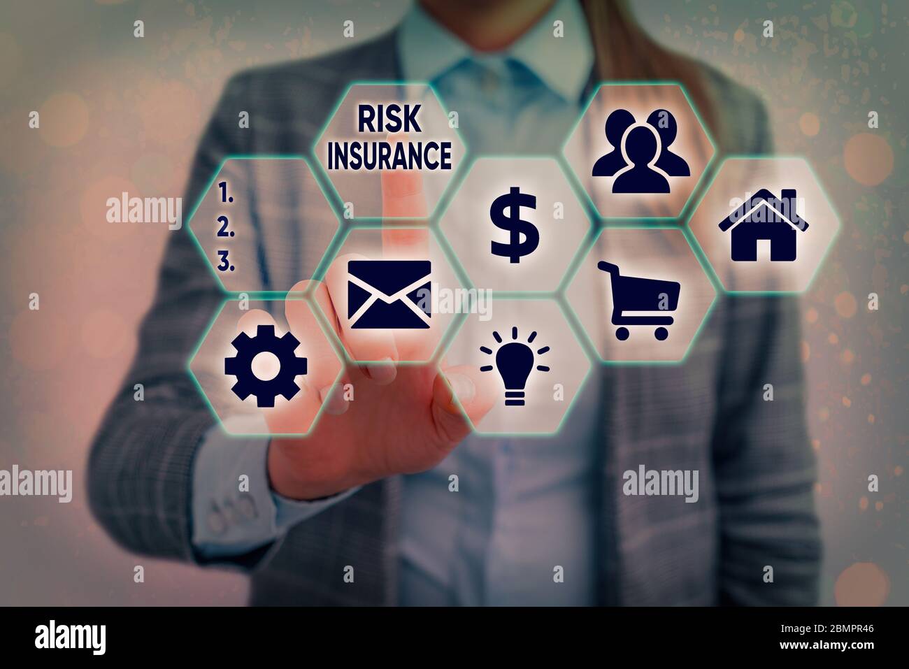 Conceptual hand writing showing Risk Insurance. Concept meaning The ...