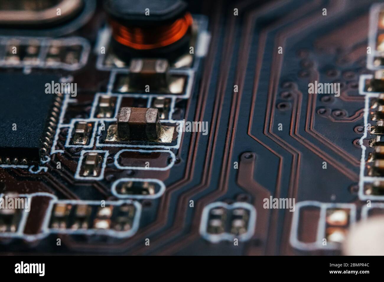 Circuit board repair. Electronic hardware modern technology ...