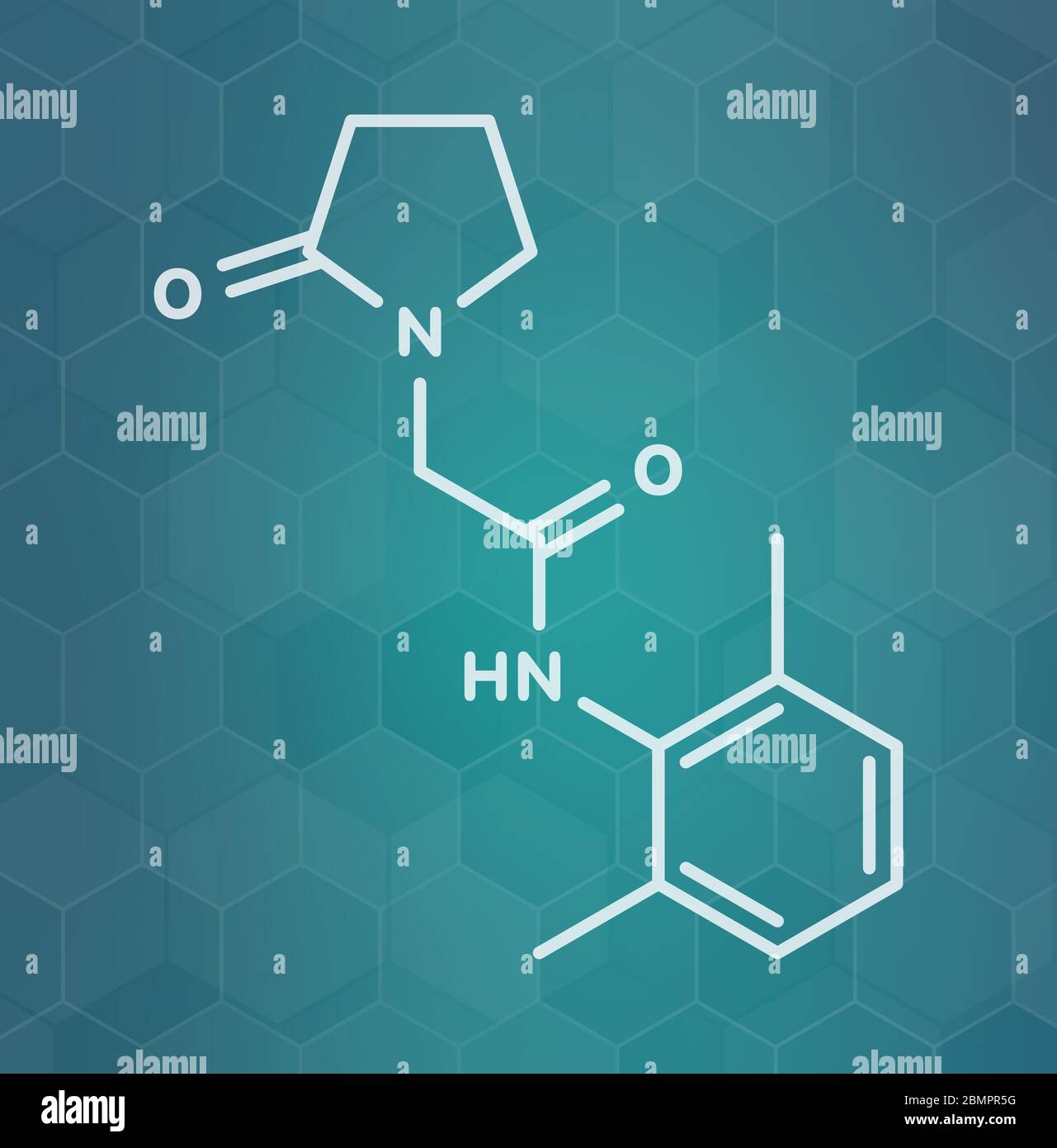 Nefiracetam nootropic drug molecule. Skeletal formula Stock Photo - Alamy