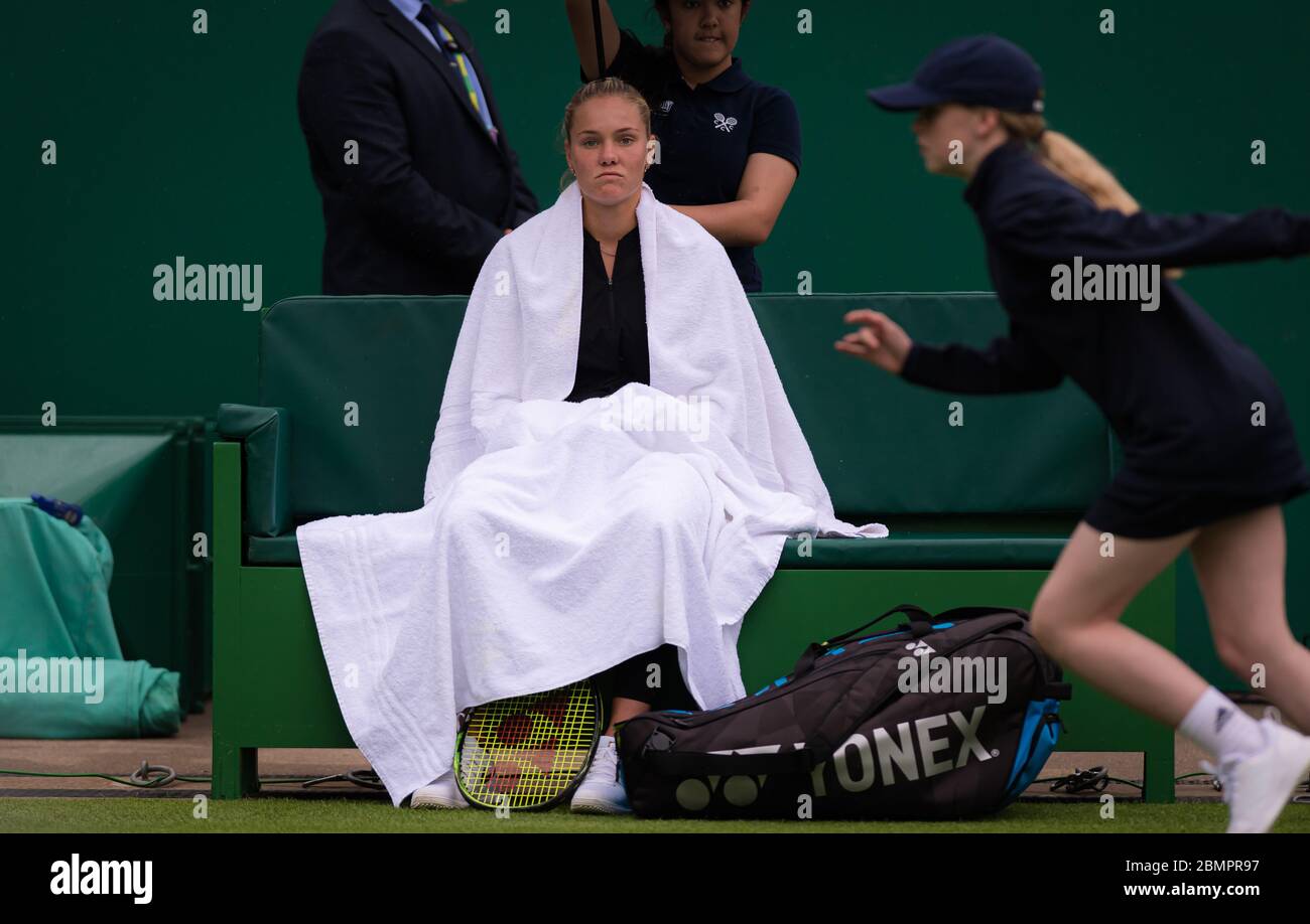 Sofya Zhuk of Russia in action during qualifications at the 2019 Nature ...