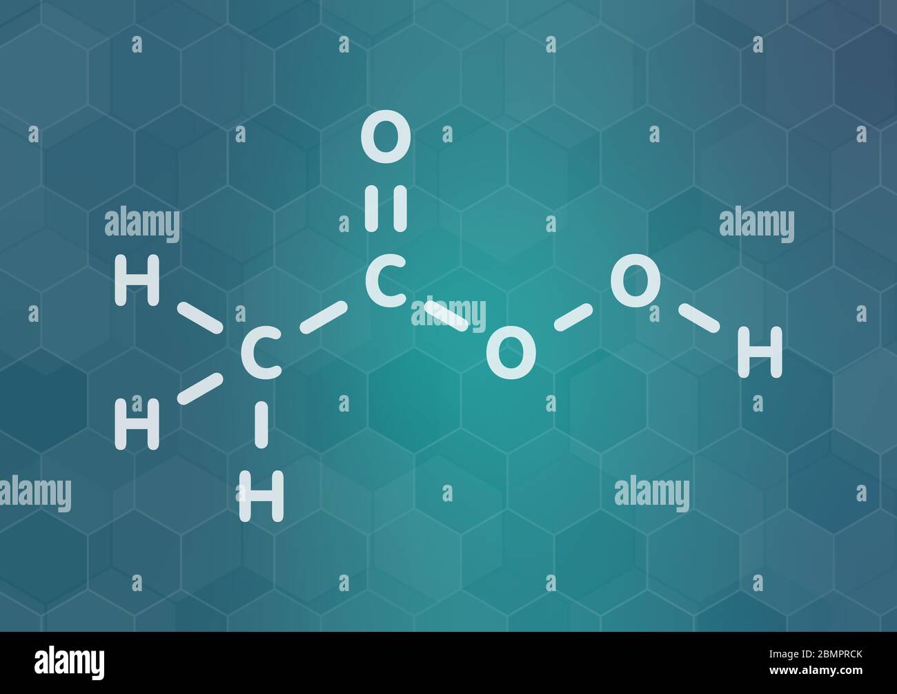 Peracetic acid disinfectant molecule hi-res stock photography and ...