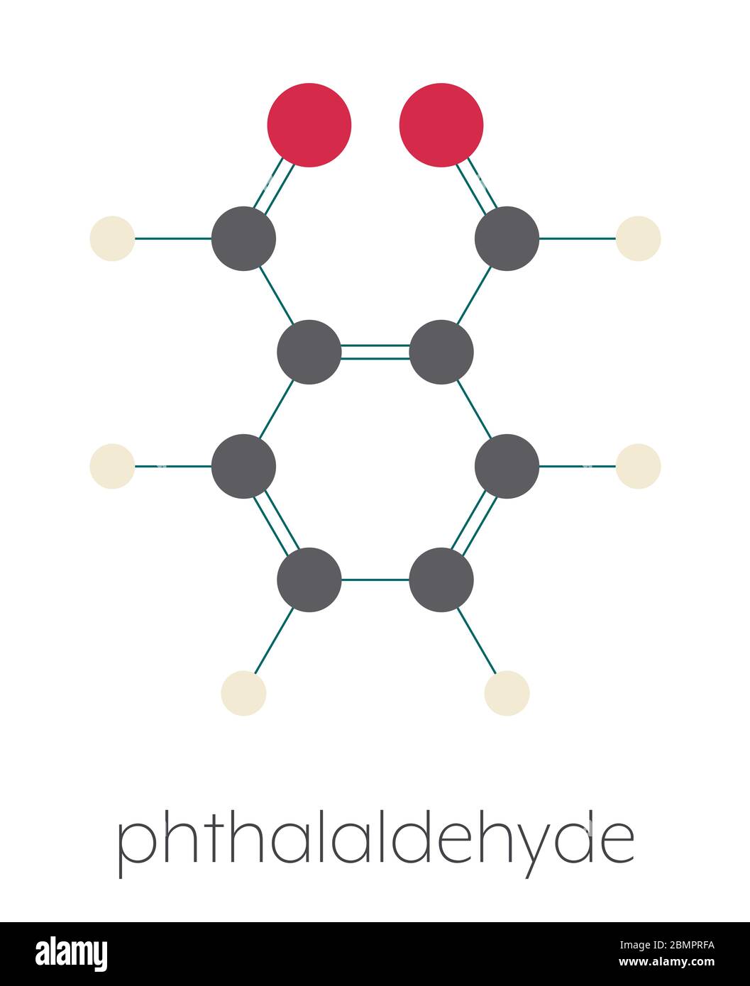 Phthalaldehyde (ortho-phthalaldehyde, OPA) disinfectant molecule ...