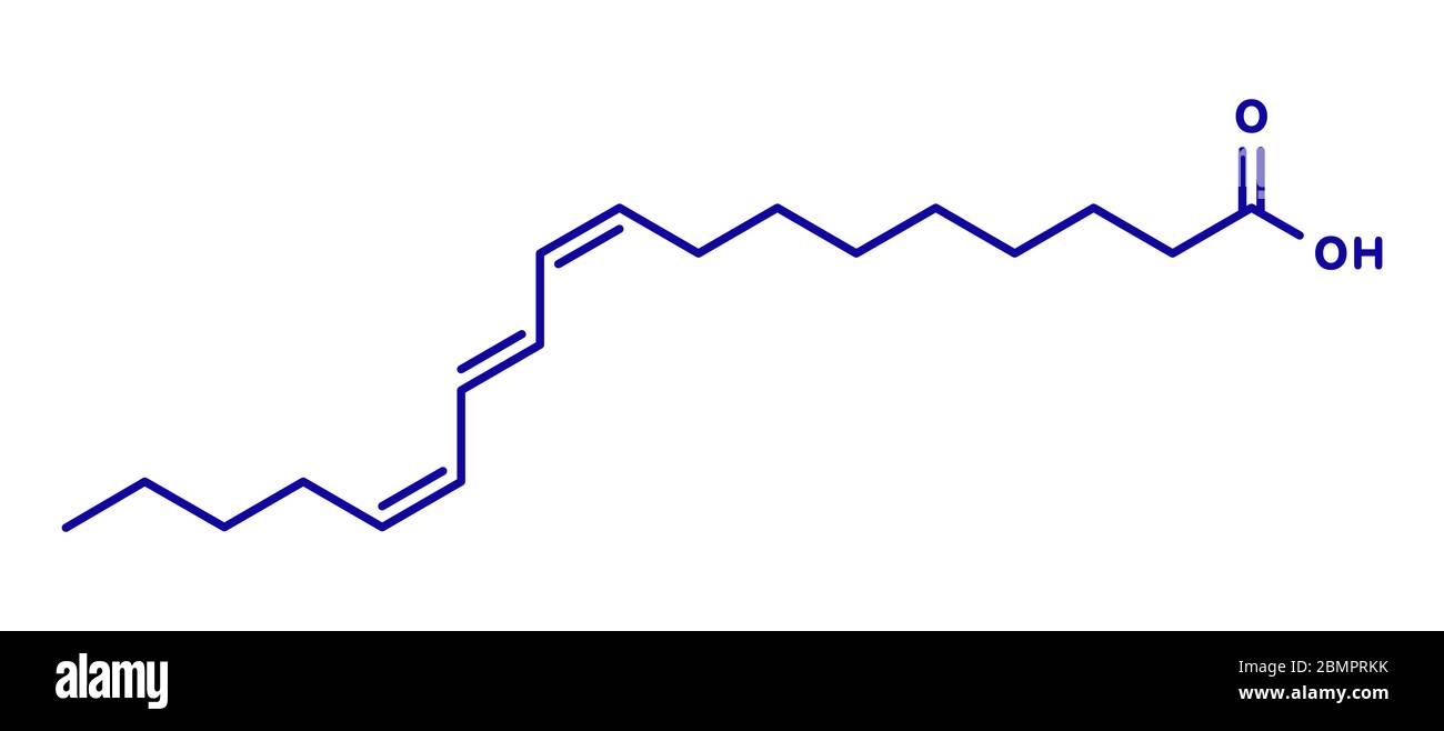 Punicic acid molecule Cut Out Stock Images & Pictures - Alamy