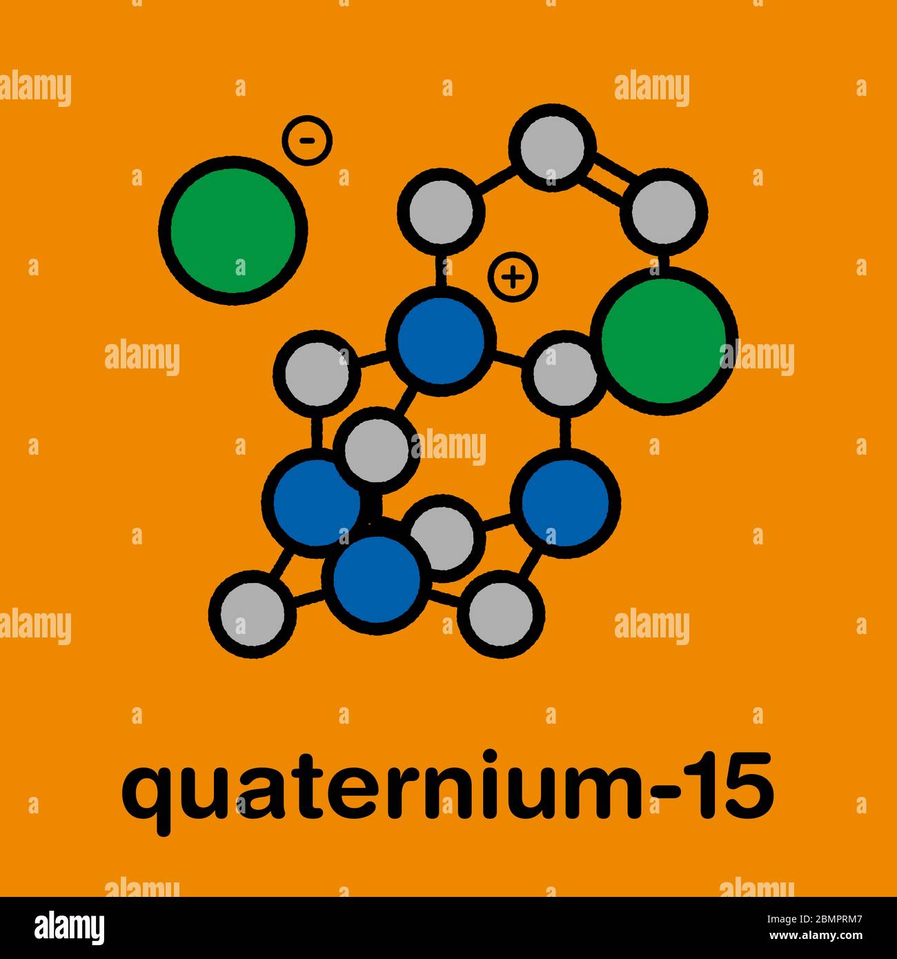 Quaternium-15 surfactant and preservative molecule (formaldehyde ...
