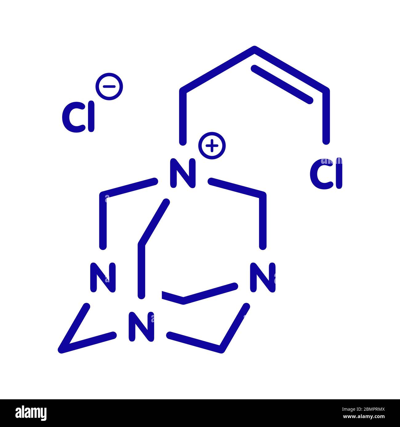 Quaternium-15 surfactant and preservative molecule (formaldehyde ...