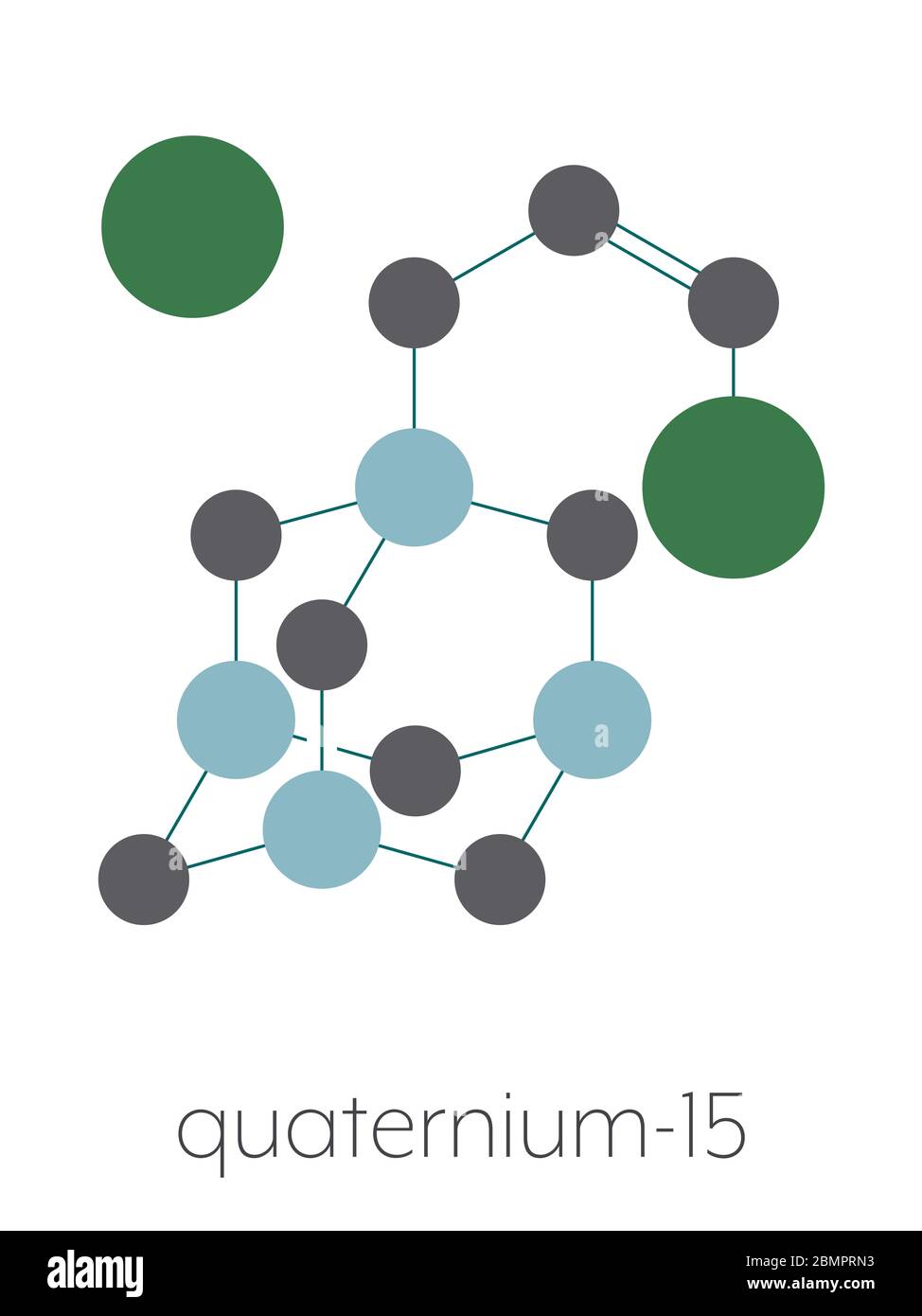 Quaternium-15 surfactant and preservative molecule (formaldehyde ...