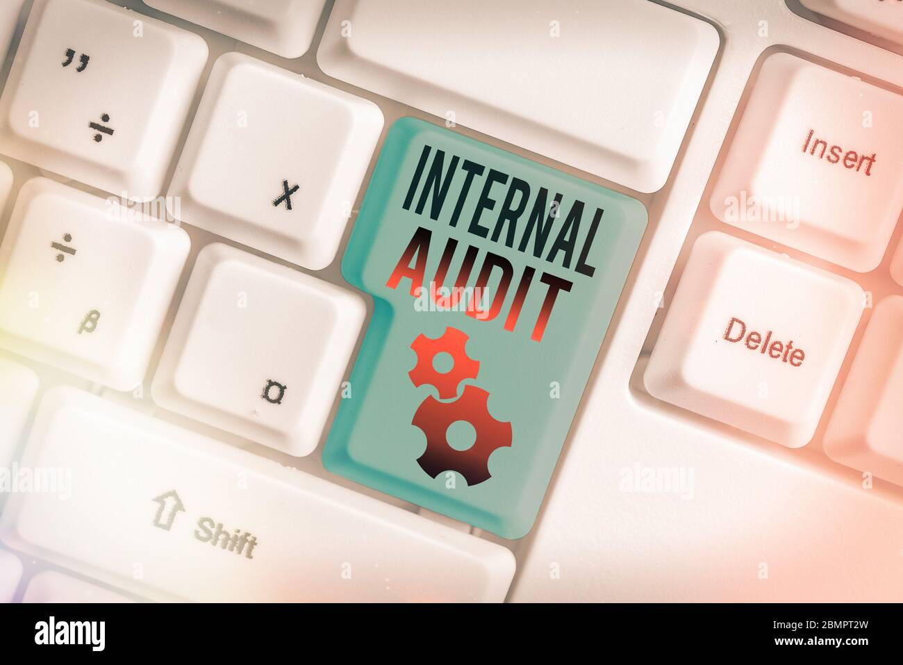 Word writing text Internal Audit. Business photo showcasing Evaluates ...