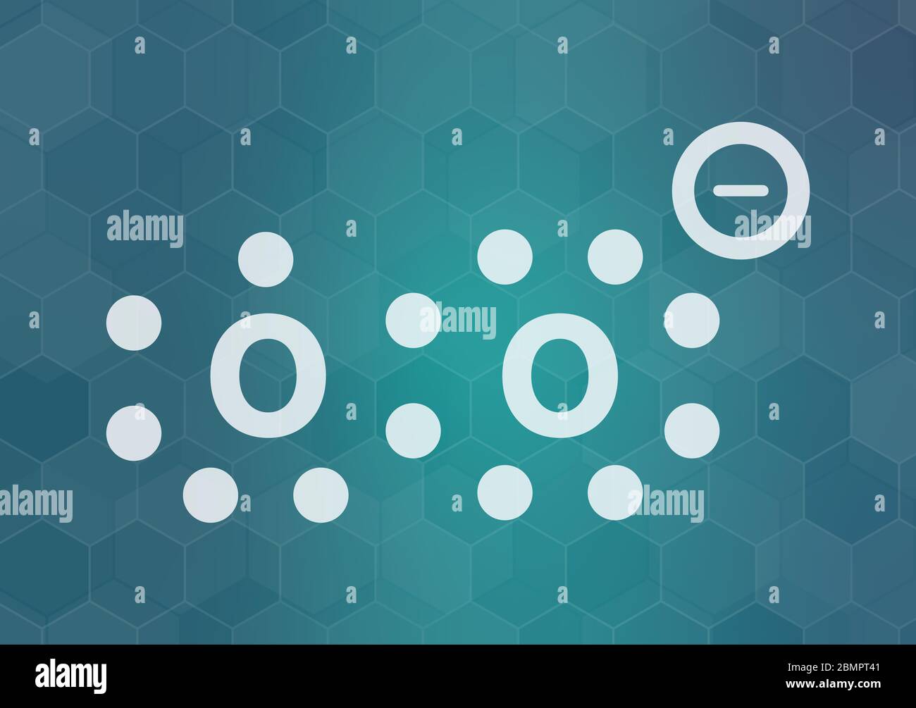 Superoxide free radical. Skeletal formula Stock Photo - Alamy