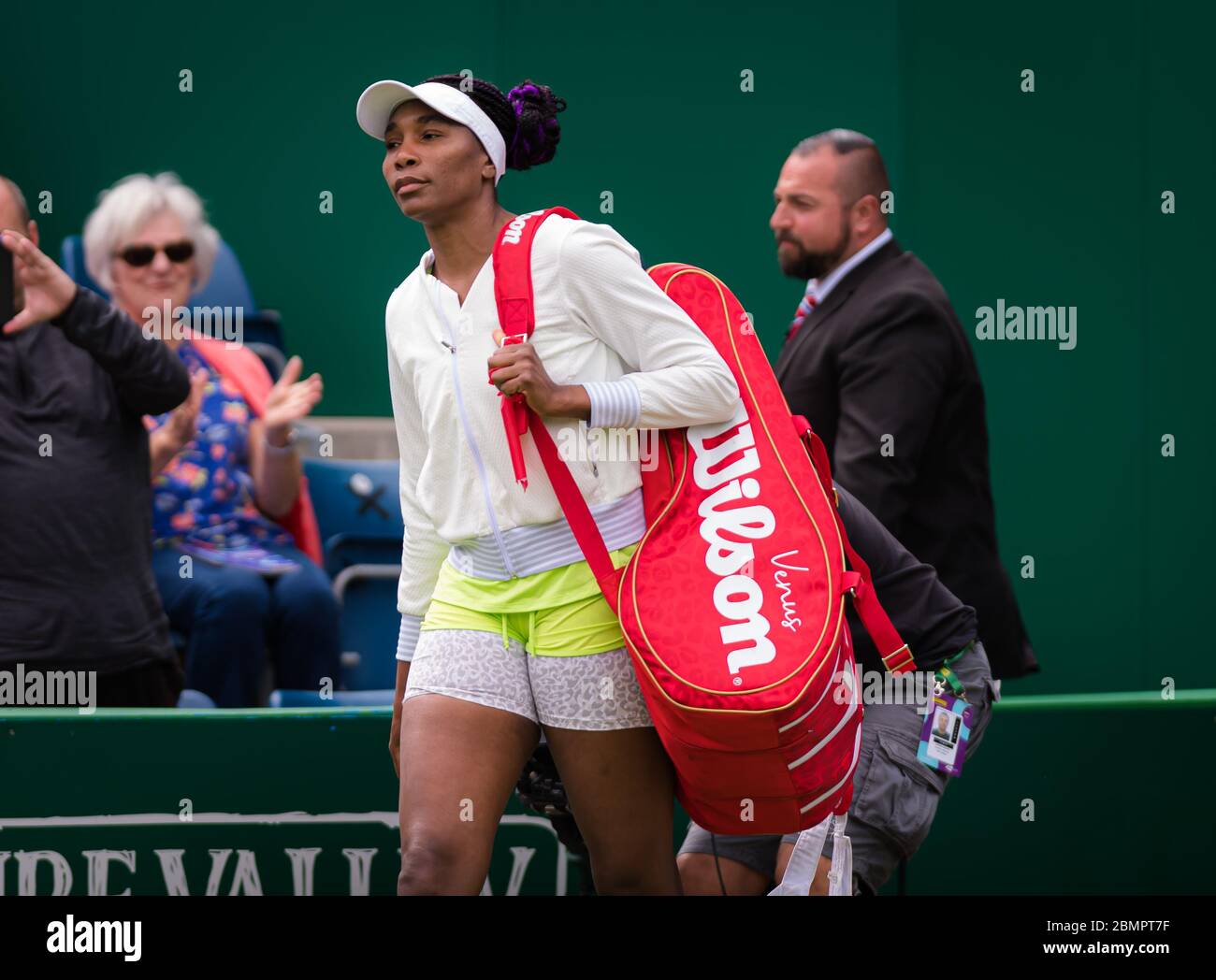 Venus Williams of the United States in action during her quarter-final ...