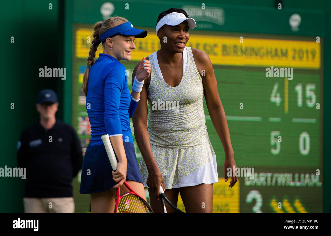 Venus Williams of the United States & Harriet Dart of Great Britain ...