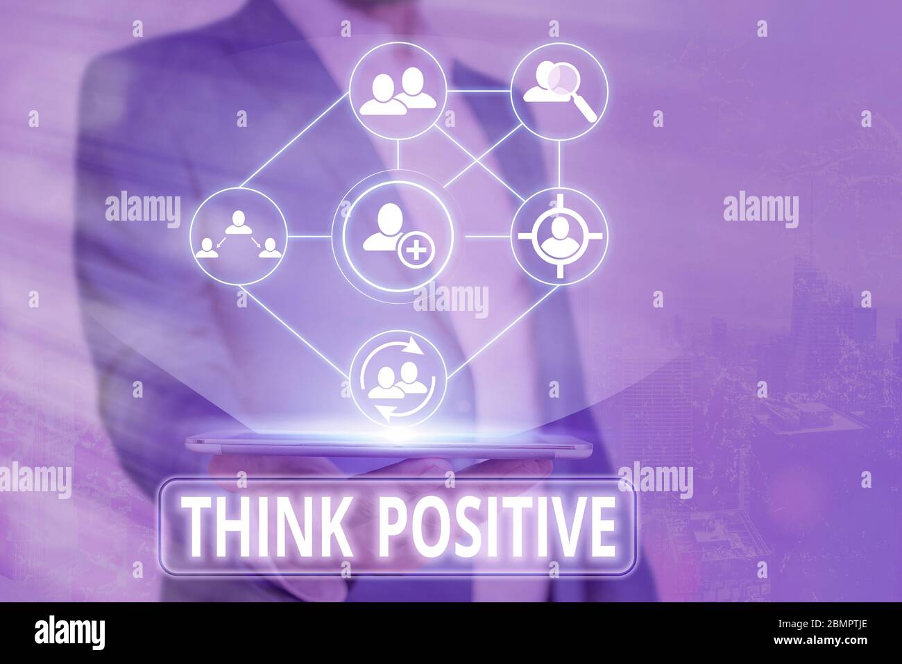 Handwriting text Think Positive. Conceptual photo The tendency to be ...