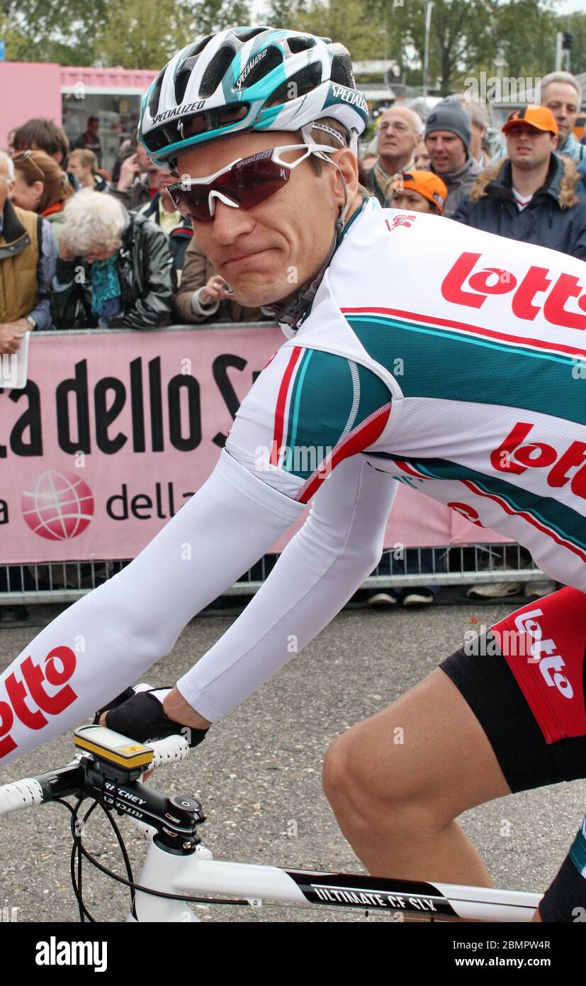 Sebastian Lang of Omega Pharma-Lotto During Tour d'Italie Amsterdam ...