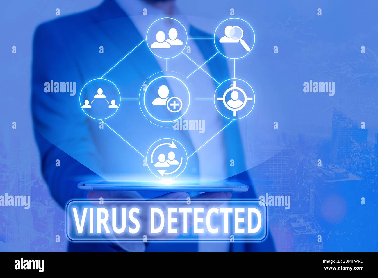 Handwriting Text Virus Detected Conceptual Photo A Computer Program Used To Prevent And Remove