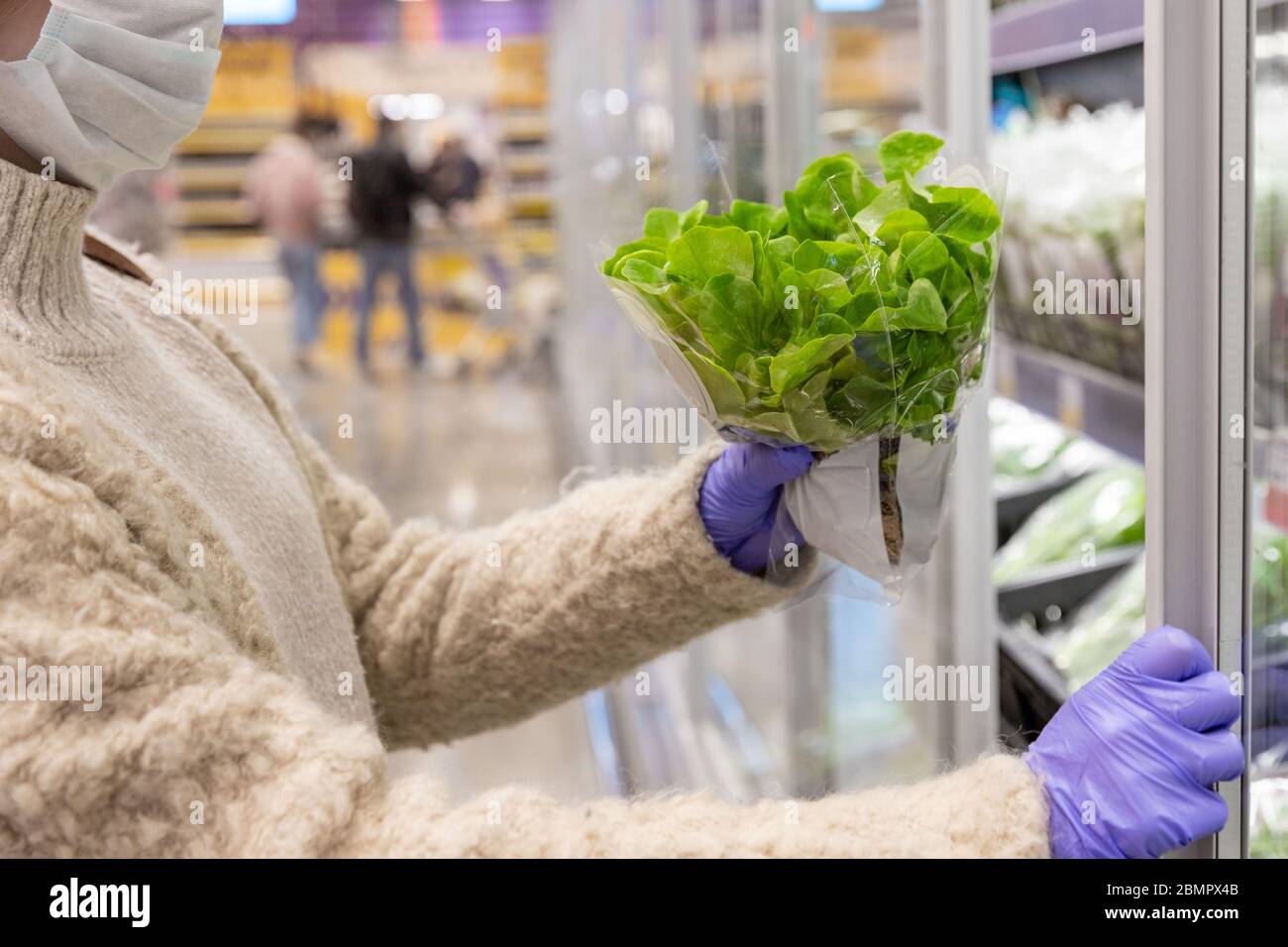 Latex mask woman hi-res stock photography and images - Alamy