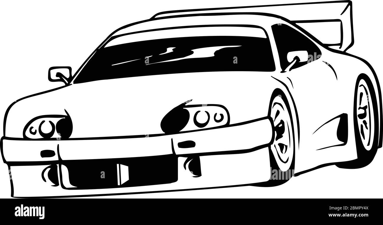 Automobile Vector Illustration Stock Vector Image & Art - Alamy